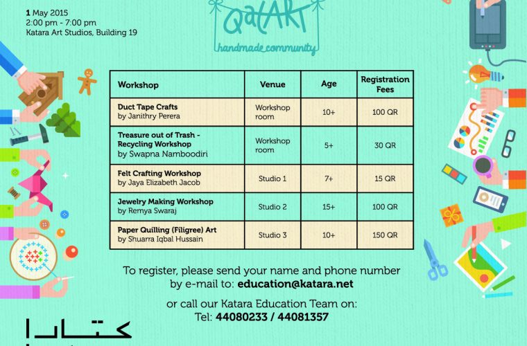 ILoveQatar.net | QatART Art and Craft Workshops and POP-UP Shop ILoveQatar.net | QatART Art and Craft Workshops and POP-UP Shop